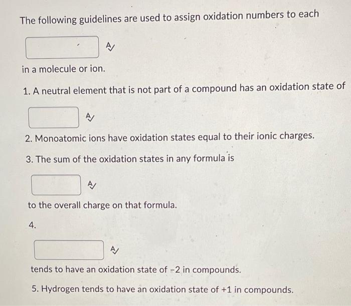 Solved Oxidation-reduction reactions involve the transfer of | Chegg.com