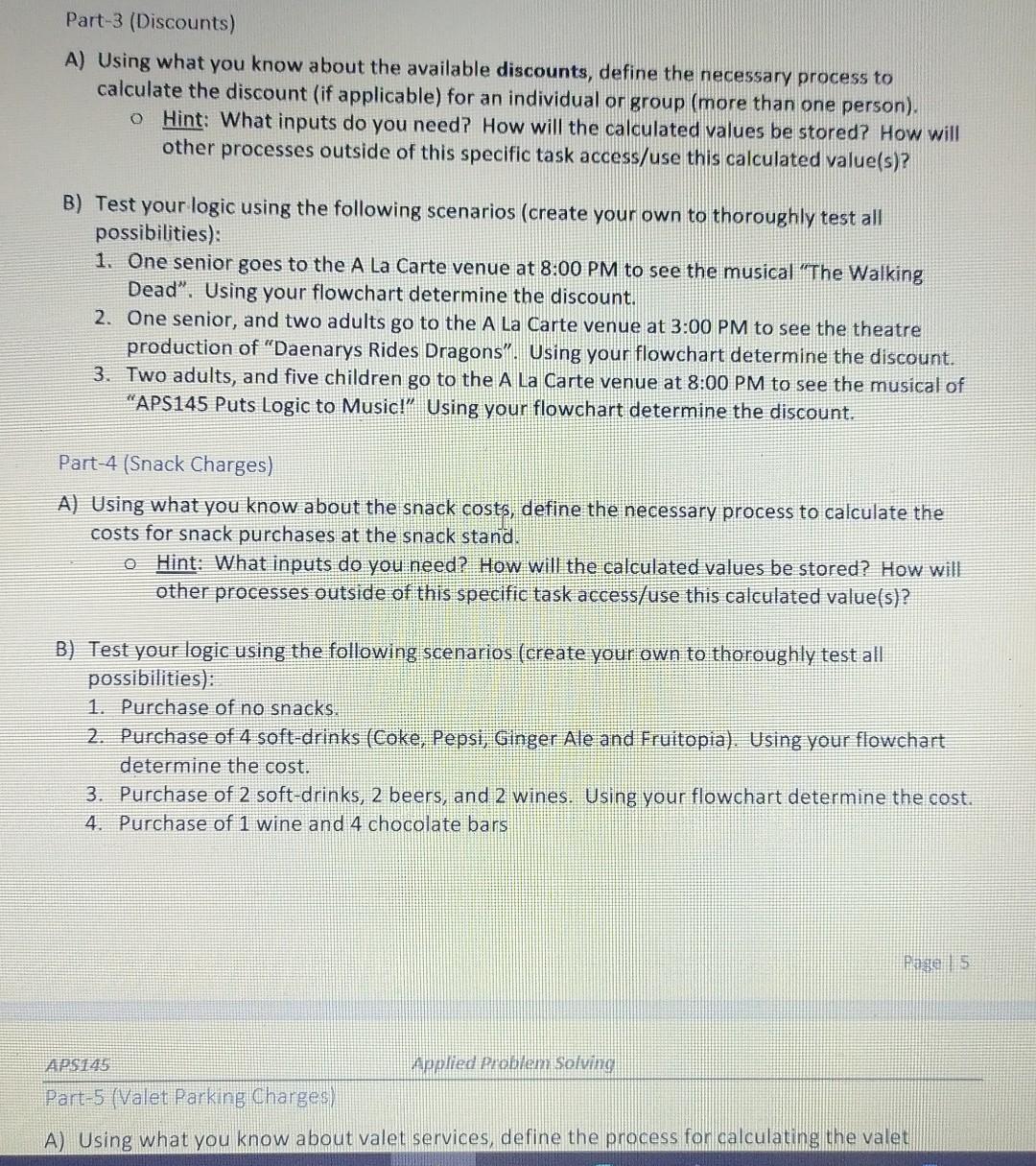 A) Using what you know about the cover charges, | Chegg.com