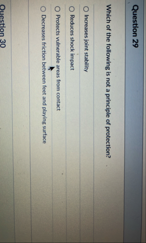 Solved Question 29Which of the following is not a principle | Chegg.com