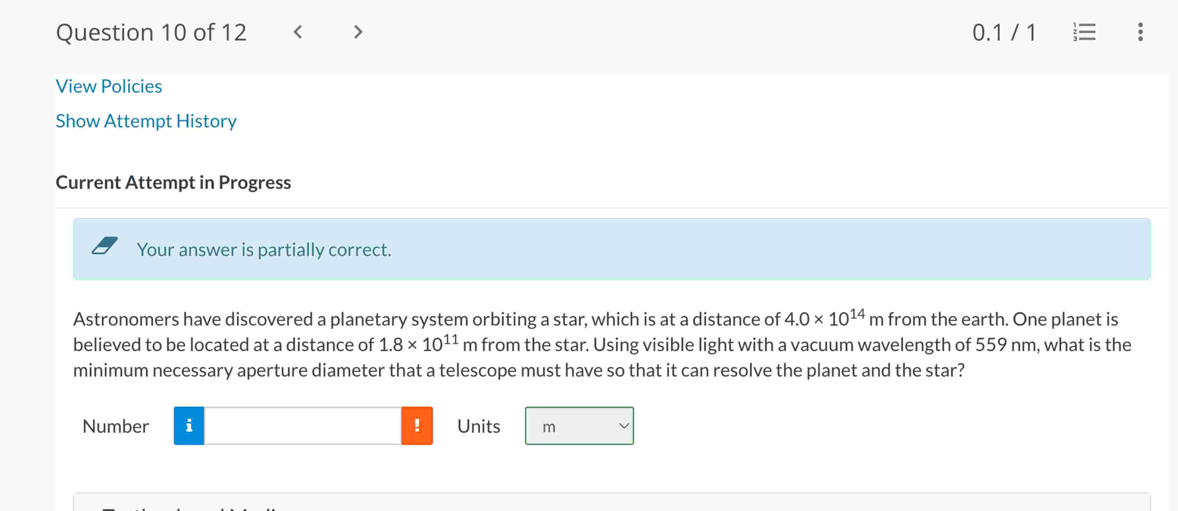 Solved Astronomers have discovered a planetary system | Chegg.com