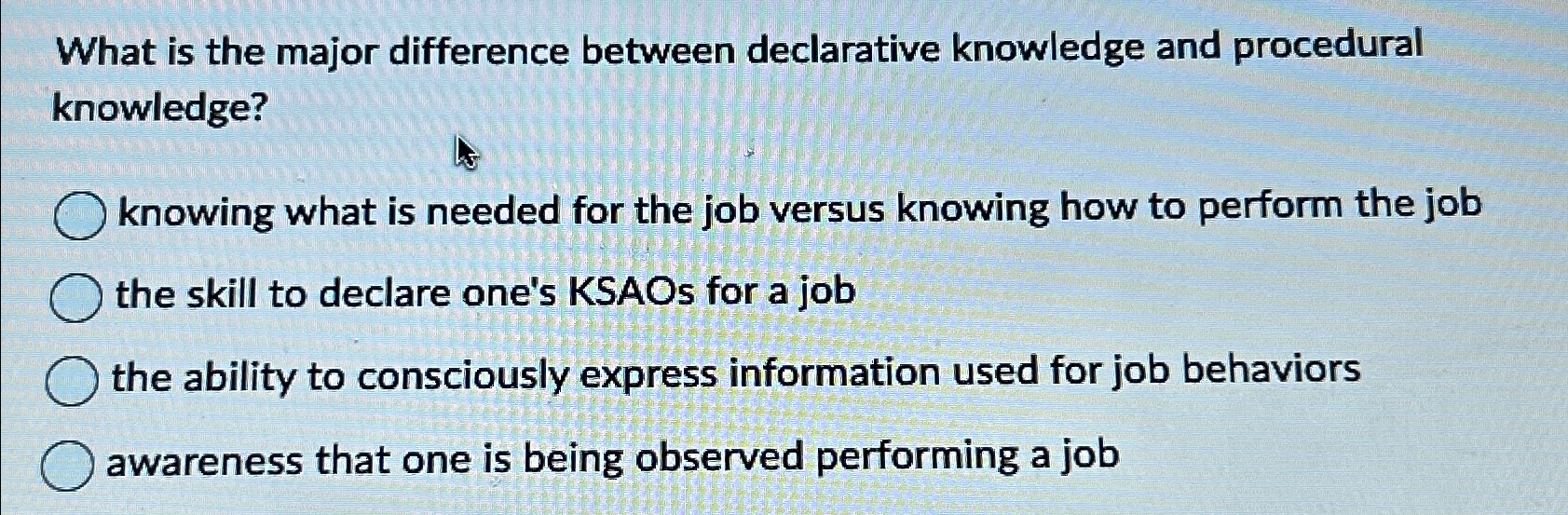 Solved What is the major difference between declarative | Chegg.com