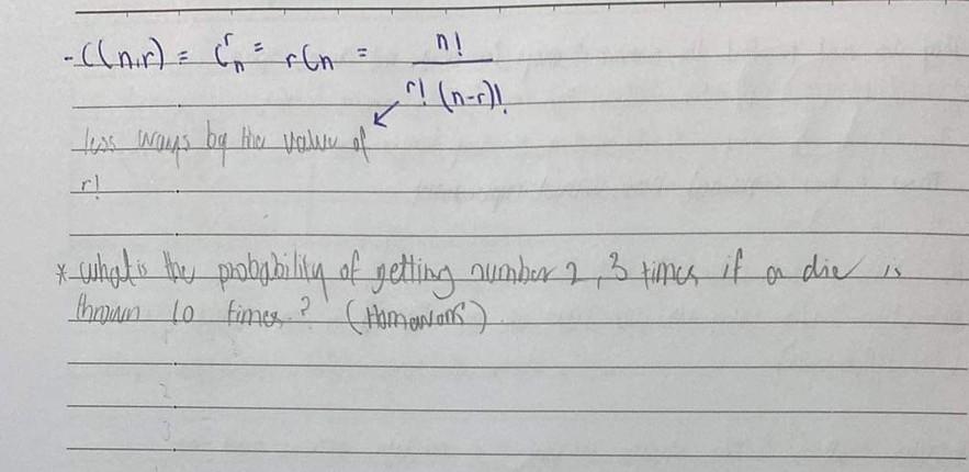Solved −C(n,r)=Cnr=rCn=r!(n−r)!n! wss ways by the walue of | Chegg.com