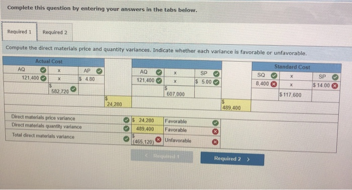 Solved Exercise 21-11 Direct materials and direct labor | Chegg.com