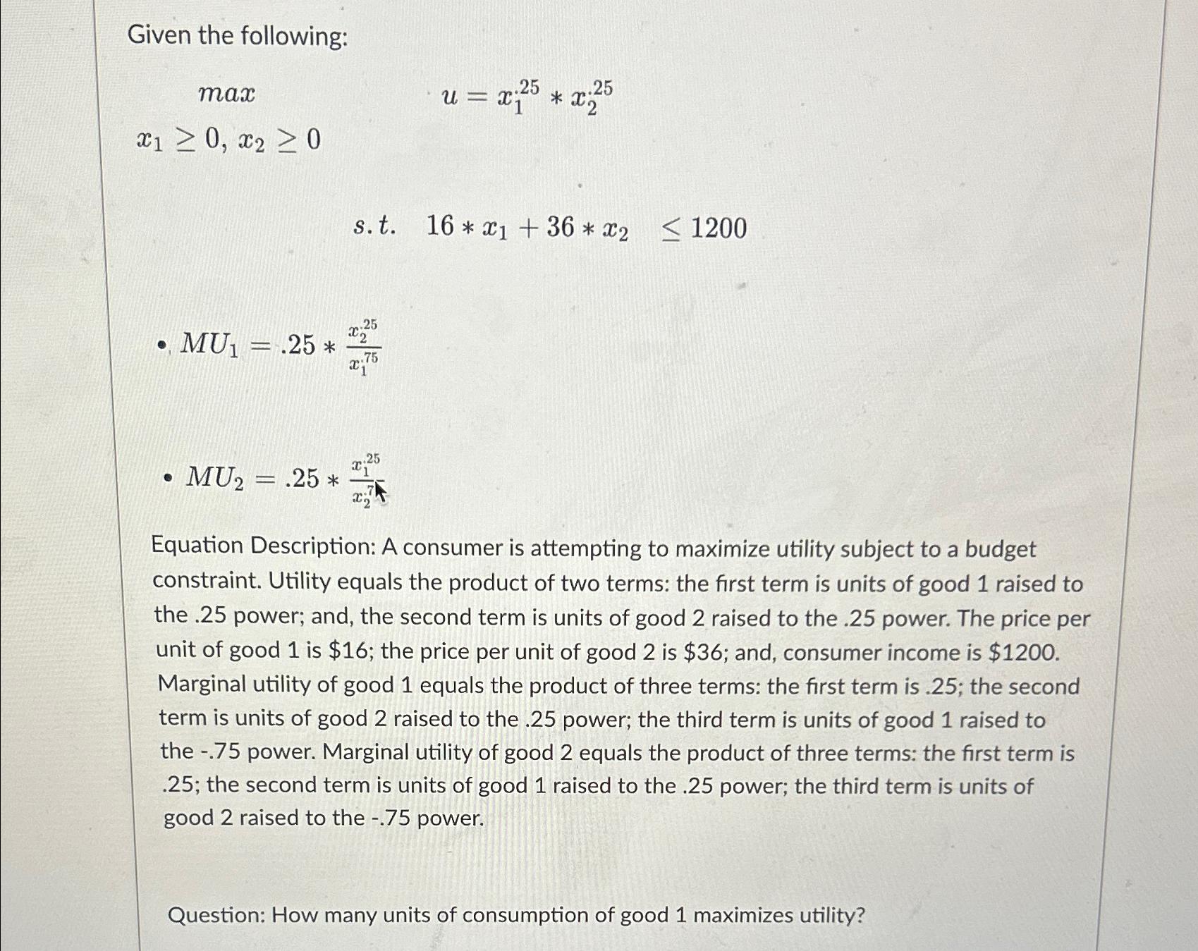Solved Given the | Chegg.com