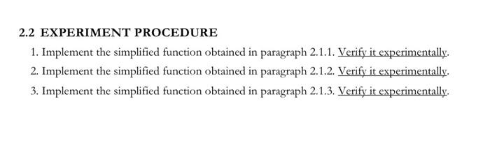 Solved 1. Simplification of logic functions by using | Chegg.com