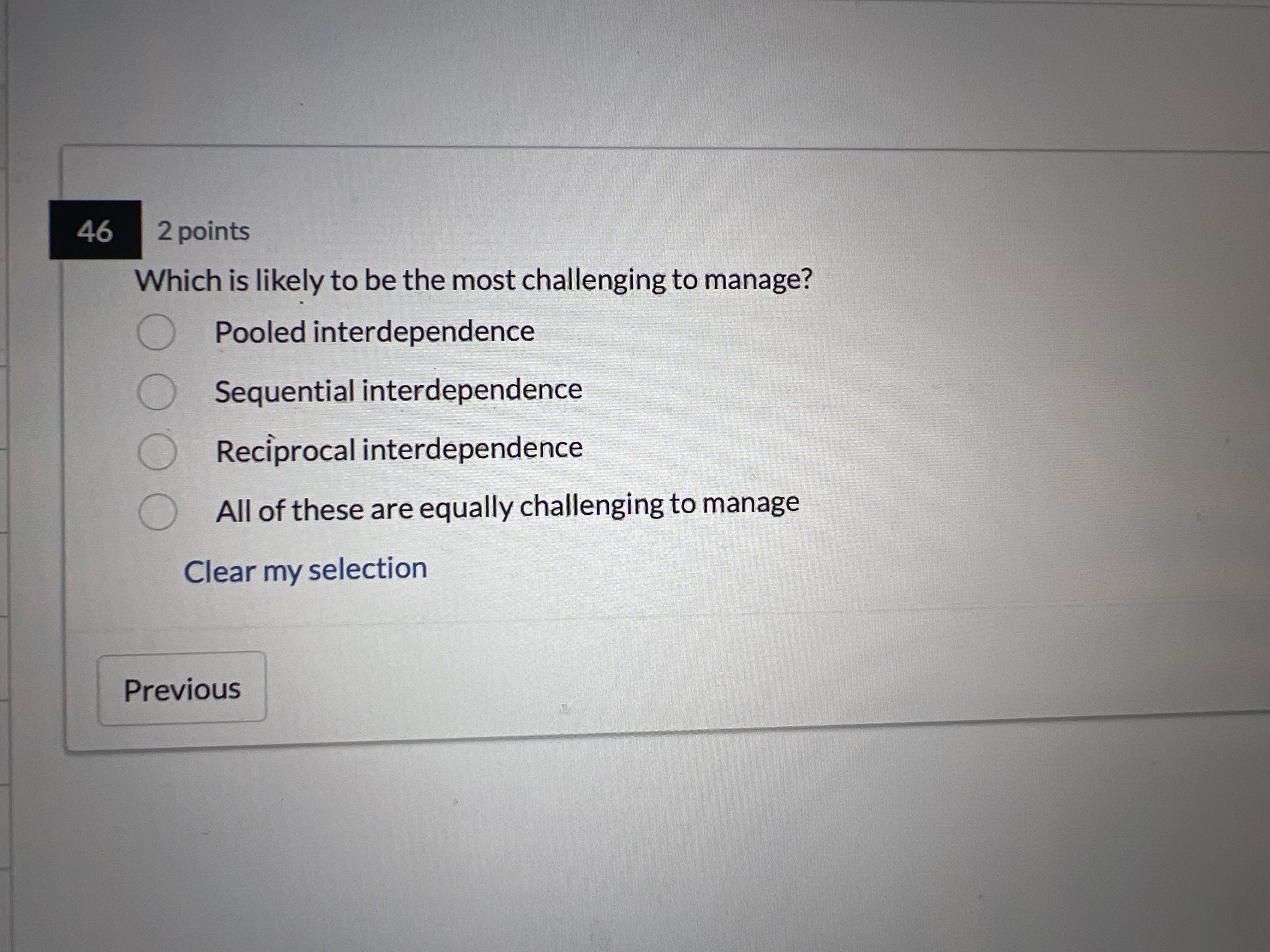 Solved Which is likely to be the most challenging to | Chegg.com