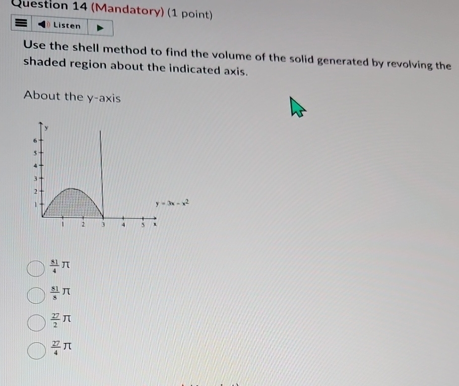 Solved Question 14 (Mandatory) (1 ﻿point)Use the shell | Chegg.com