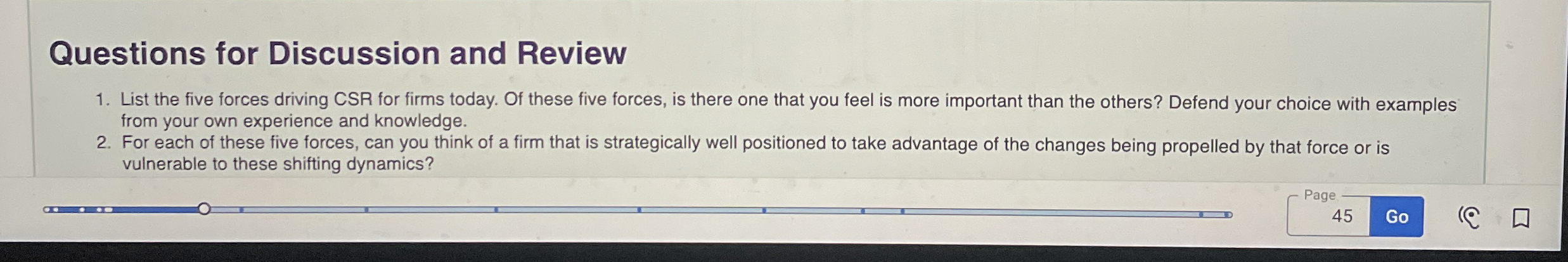 Solved Questions for Discussion and ReviewList the five | Chegg.com