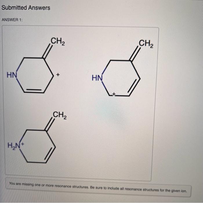 Solved Asap please! Draw all the resonance structures for | Chegg.com