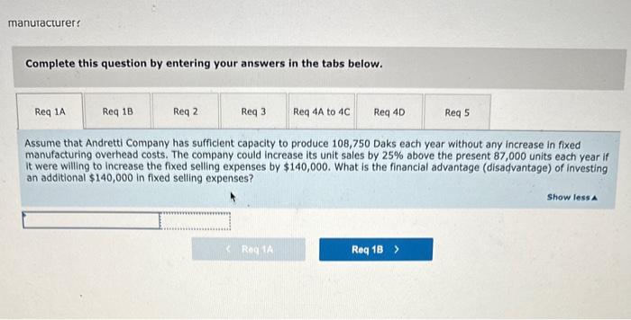 Solved Problem 6-18 (Algo) Relevant Cost Analysis in a | Chegg.com