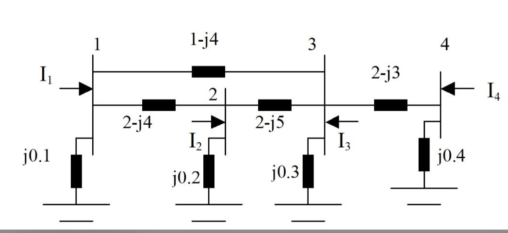 Solved 1- What is the self admittance, Y22, of the electric | Chegg.com