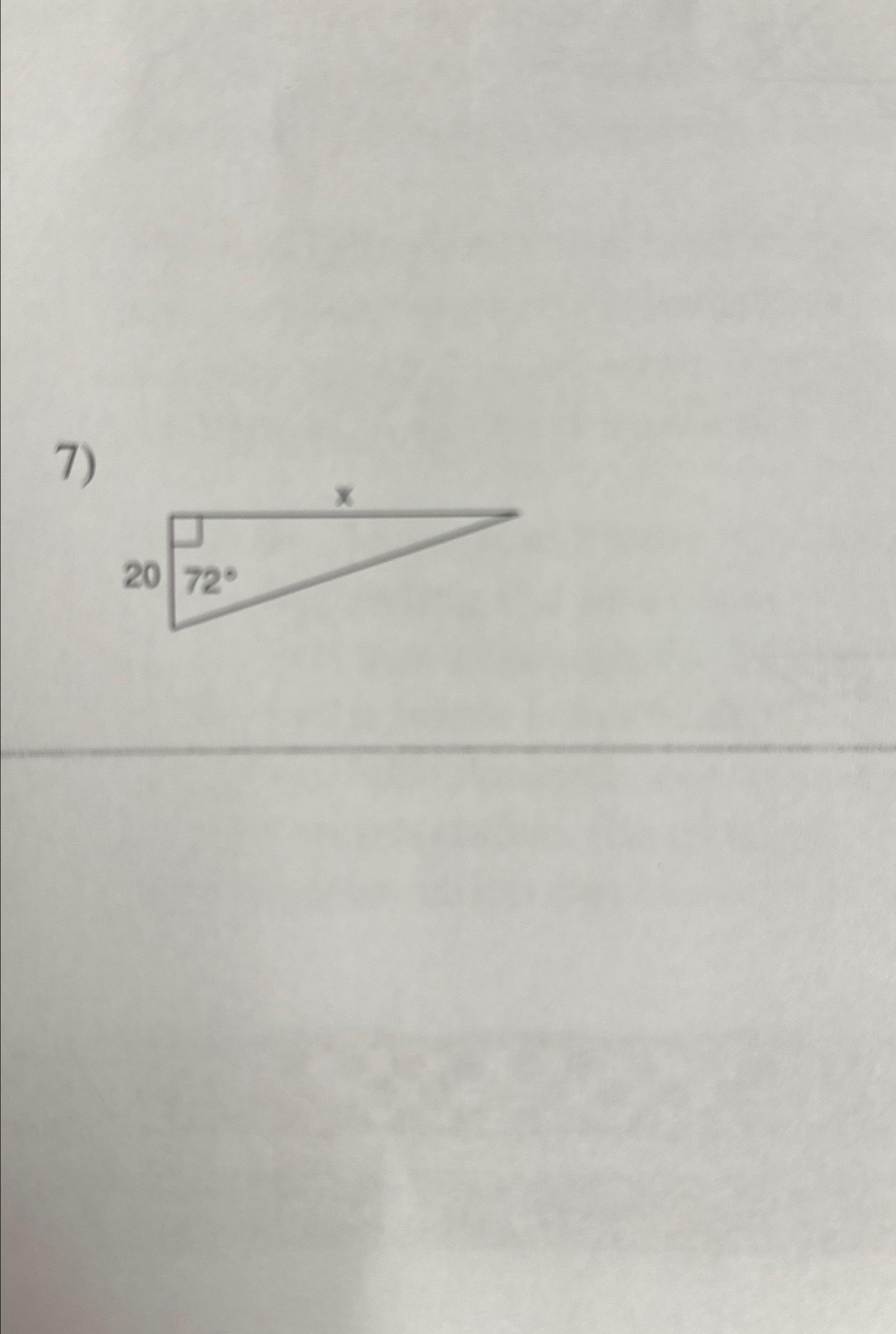 Solved Find the missing side. Round to the nearest tenth | Chegg.com