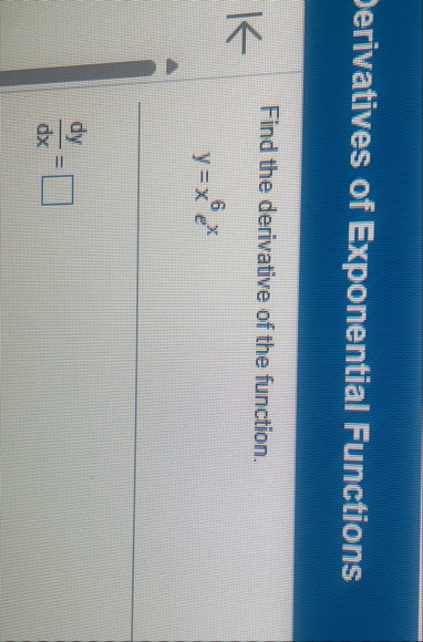 Solved Derivatives of Exponential FunctionsFind the | Chegg.com