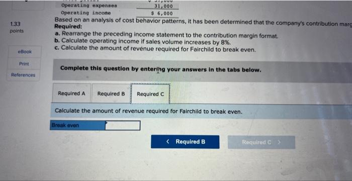 Solved Problem 12-24 (Algo) Prepare a contribution margin | Chegg.com