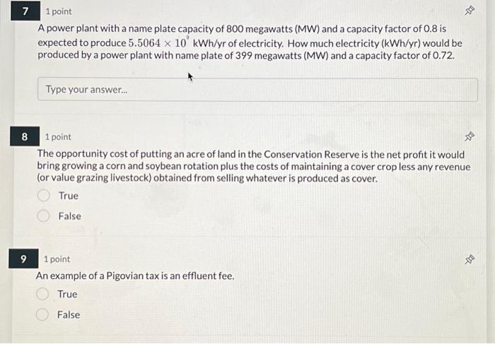 Solved A power plant with a name plate capacity of 800 | Chegg.com