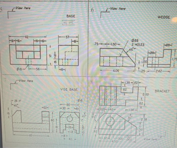 Solved View here 6 View here BASE WEDGE MERIC -12 -9-9- | Chegg.com
