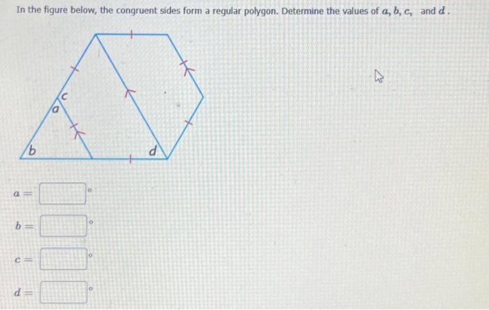 Solved In the figure below, the congruent sides form a | Chegg.com