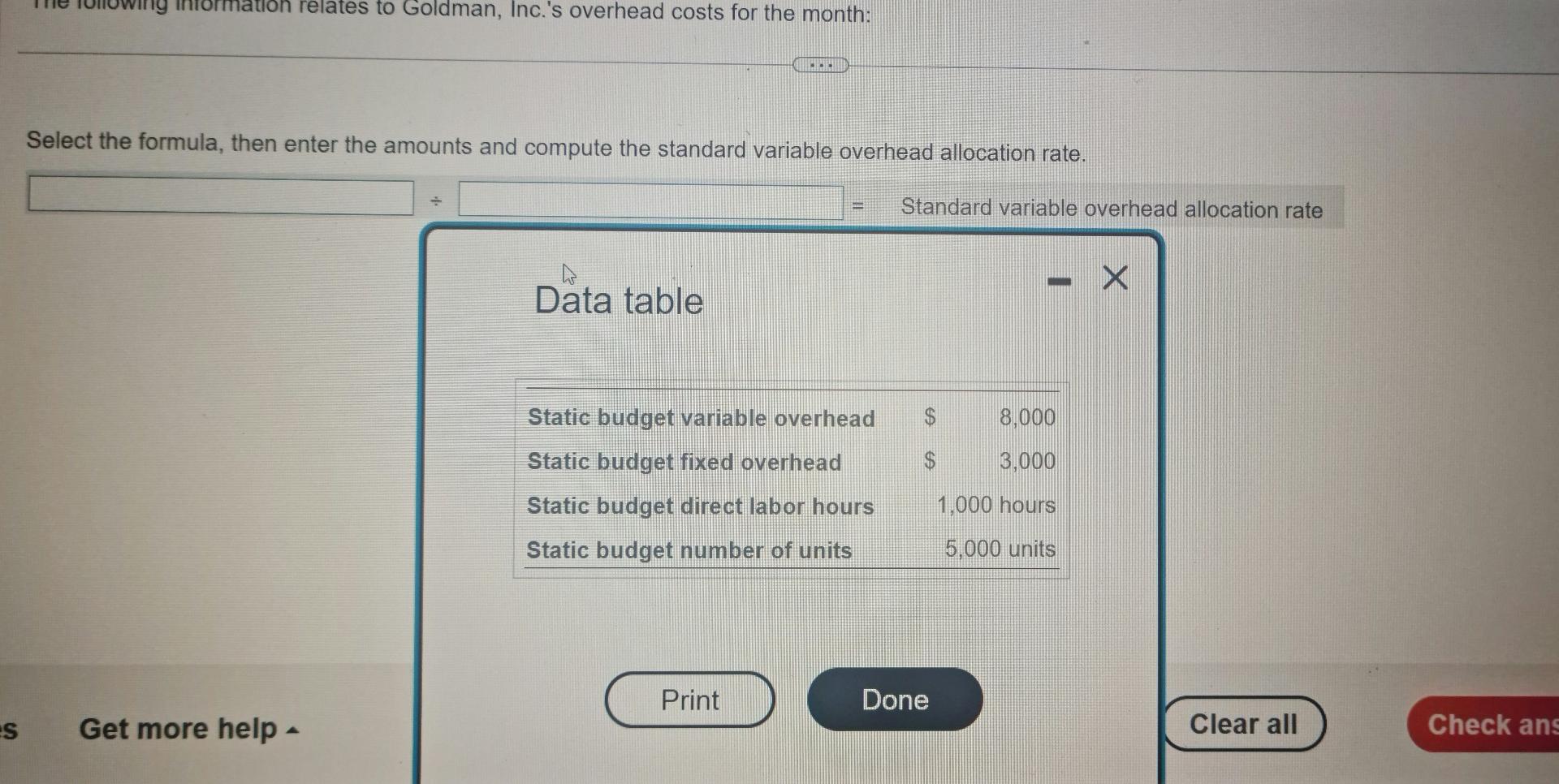 Solved Select the formula, then enter the amounts and | Chegg.com