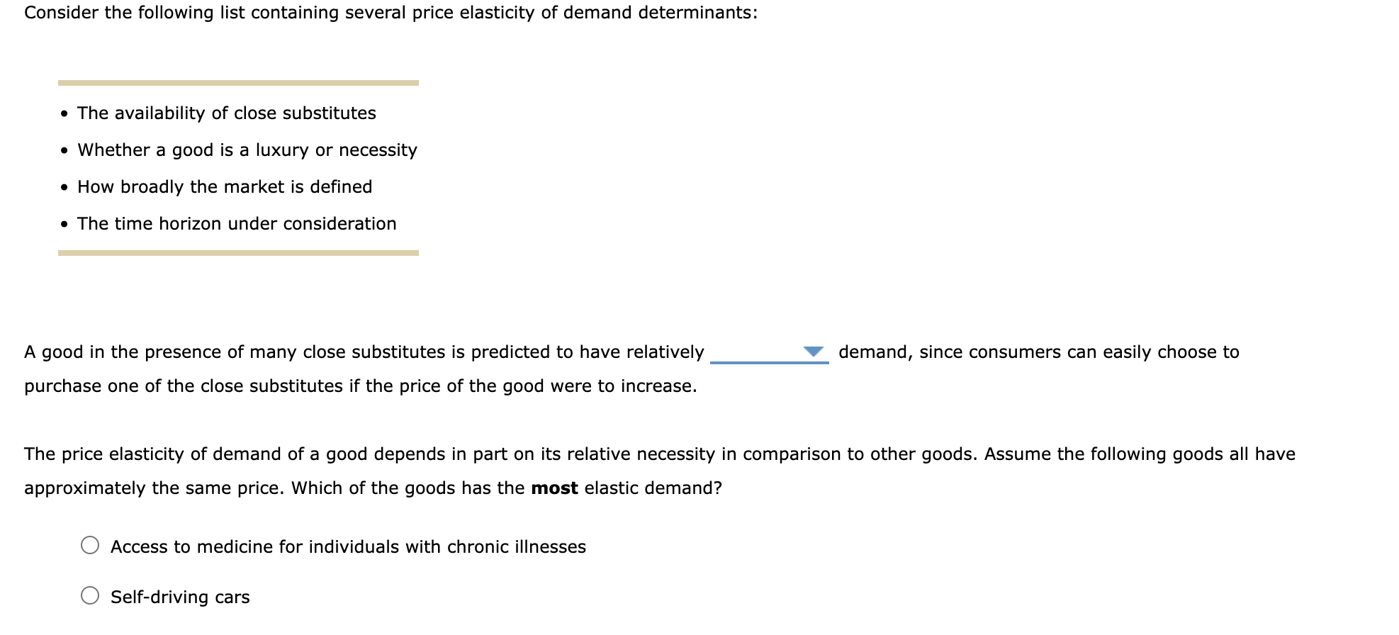 Solved Consider the following list containing several price | Chegg.com