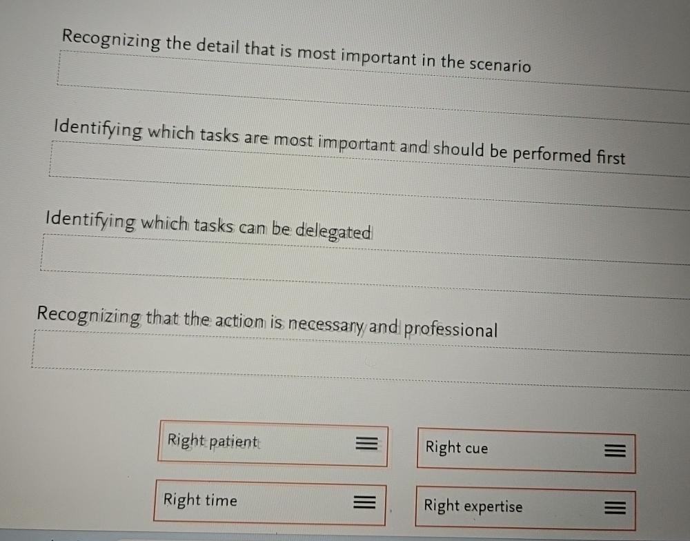Solved Recognizing the detail that is most important in | Chegg.com