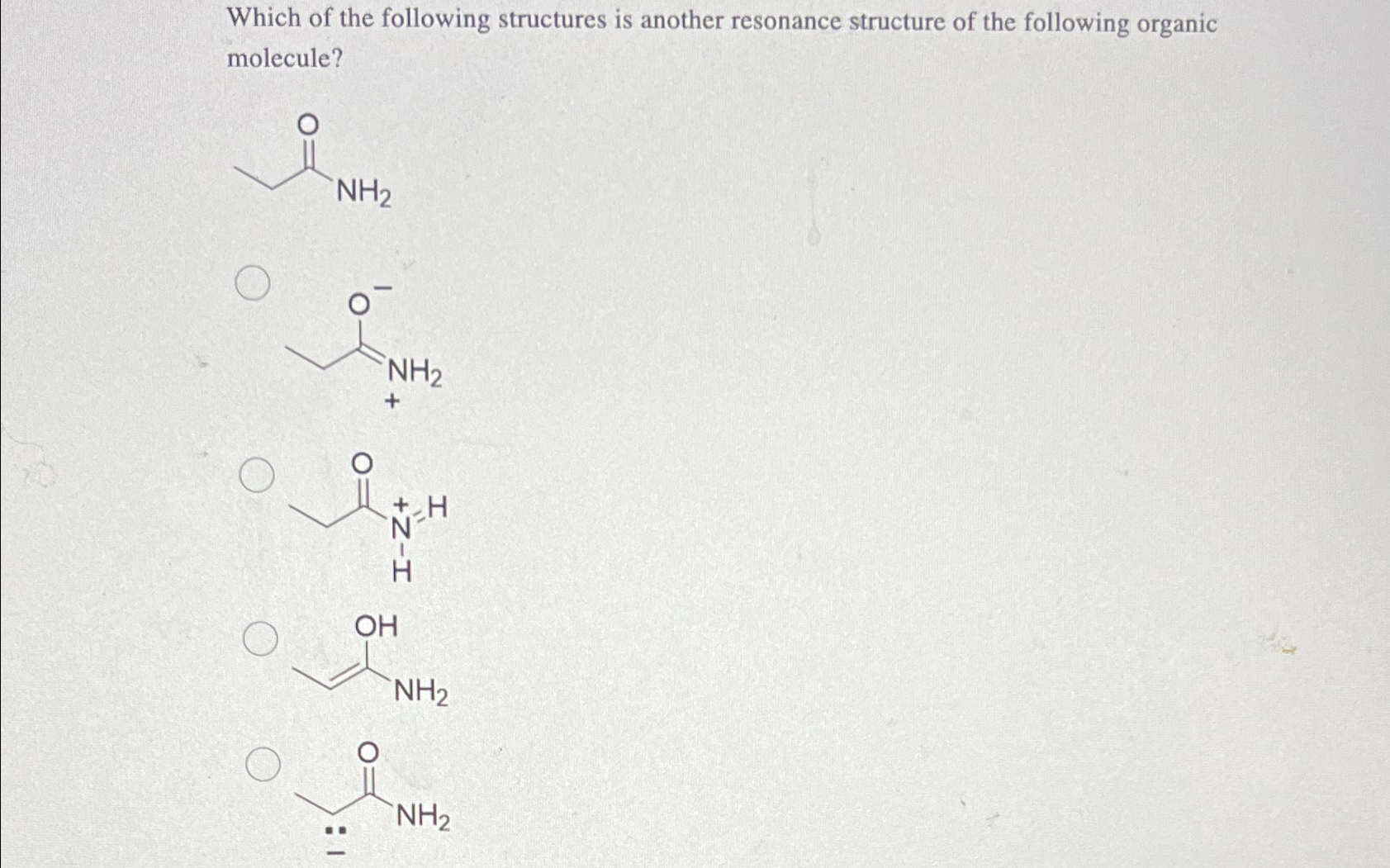 Solved Which of the following structures is another | Chegg.com