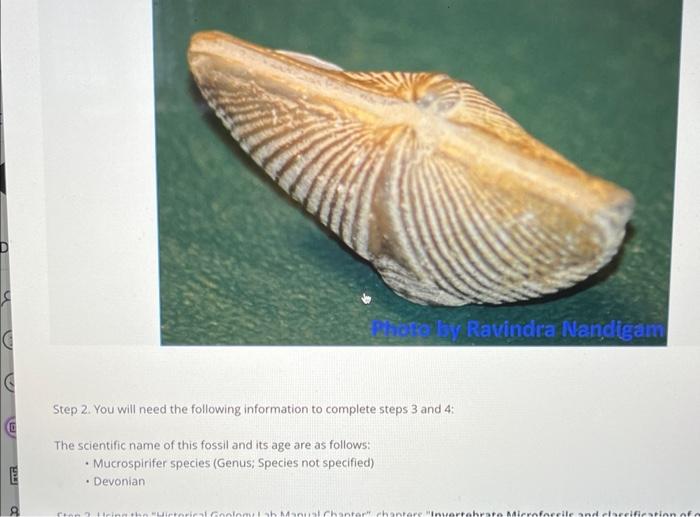 Solved Step 2. You will need the following information to | Chegg.com