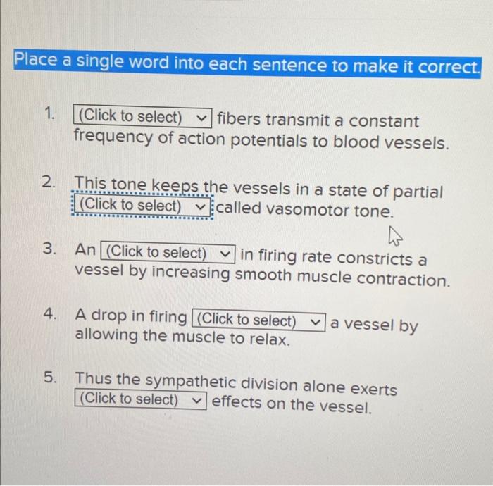 Solved 1. fibers transmit a constant Trequency of action | Chegg.com