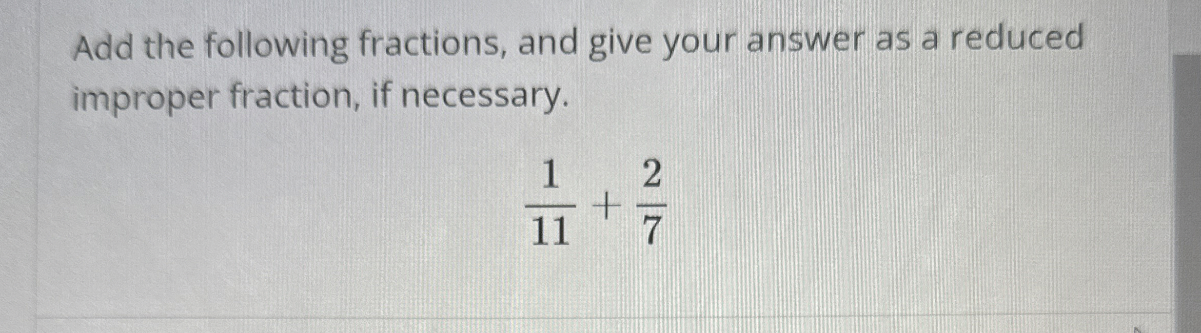 Solved by an EXPERT Add the following fractions, and give your answer ...