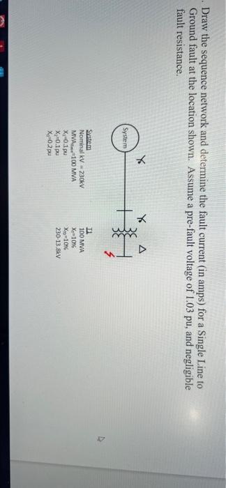 Solved Find the fault current (in amps) for a three phase, | Chegg.com