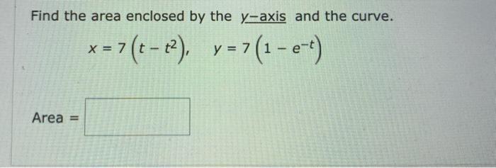 Solved Find the area under one arch of the cycloid. | Chegg.com
