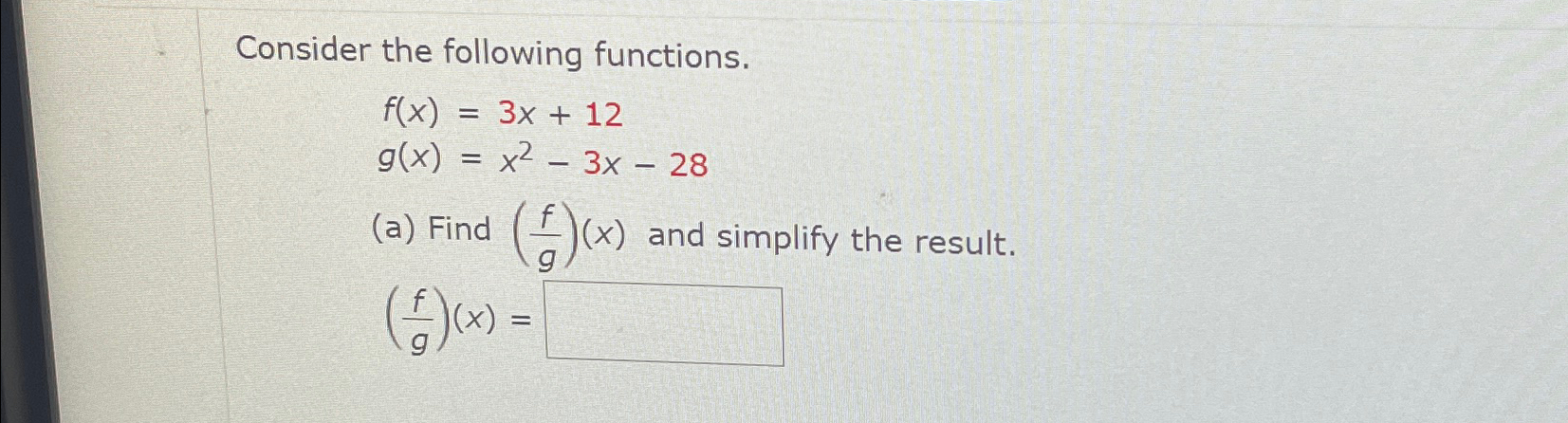 Solved Consider the following | Chegg.com