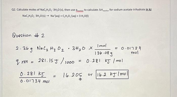 Solved Q3. Use Hess' Law and the results from questions 1 | Chegg.com
