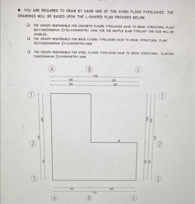 Solved structural plan of two way concrete slab and beam | Chegg.com