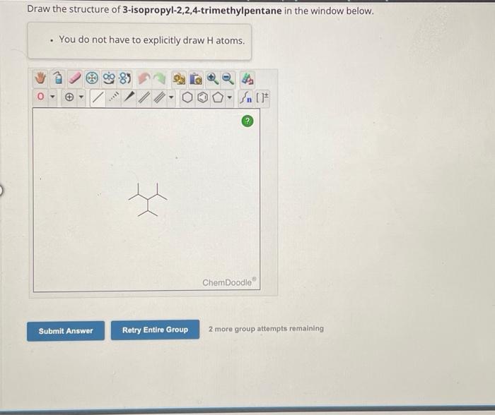 Solved Draw the structure of | Chegg.com