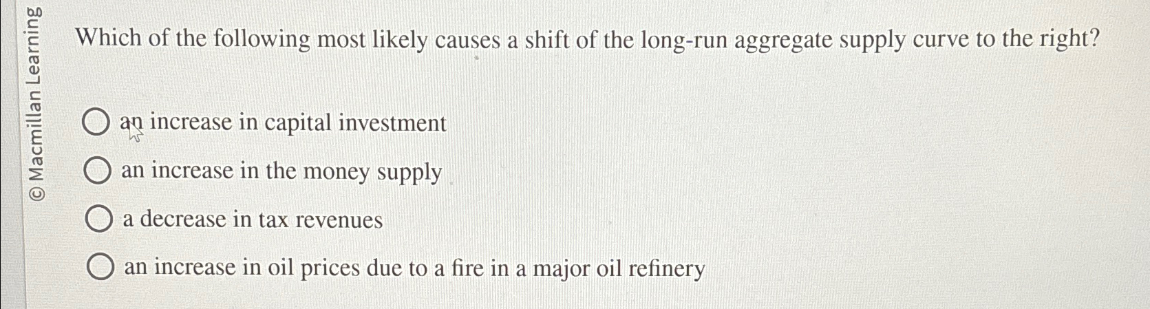 Solved D D ﻿Which of the following most likely causes a | Chegg.com