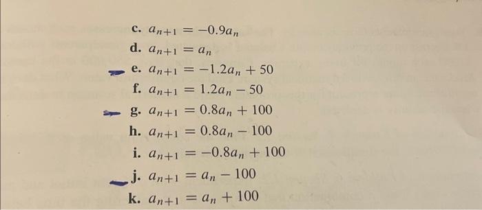 Solved For the following problems, find an equilibrium value | Chegg.com