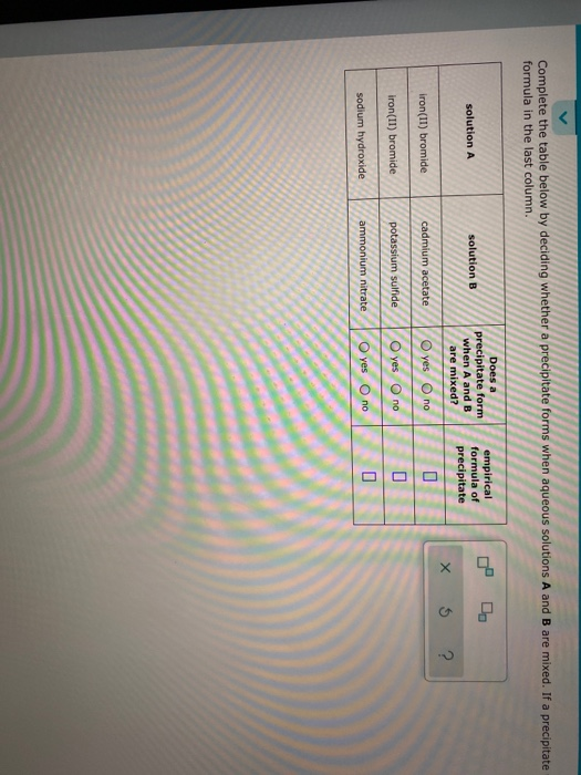 Solved Complete the table below by deciding whether a | Chegg.com