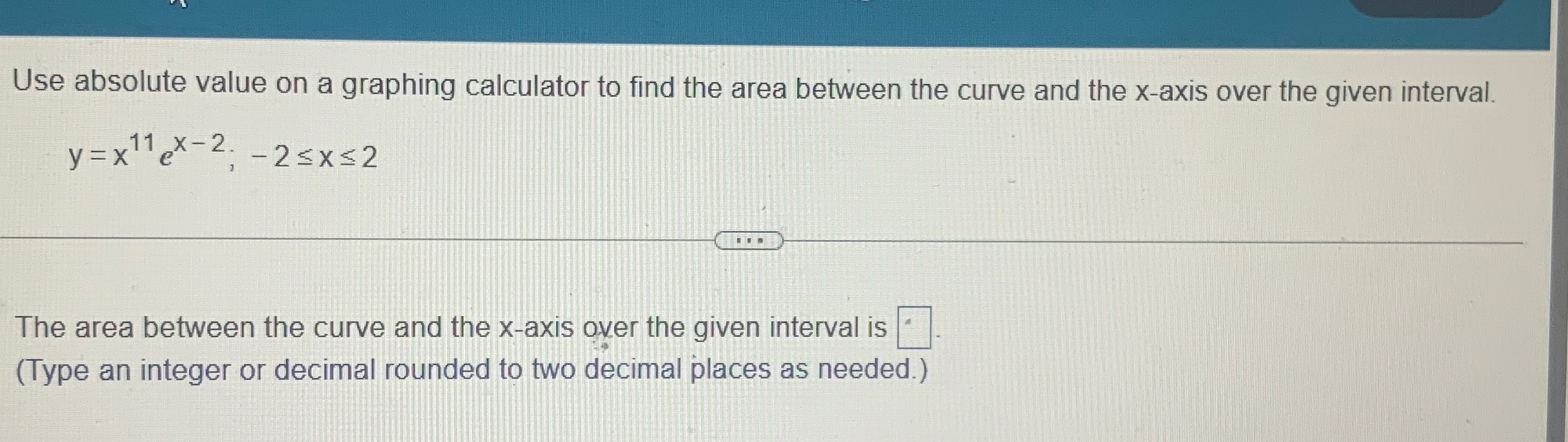 Solved Use absolute value on a graphing calculator to find | Chegg.com