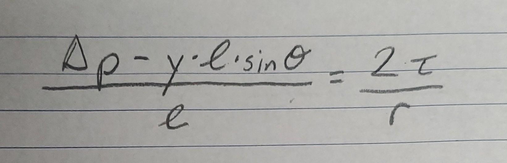 Solved 7.4 The wall shear stress in a fully developed flow | Chegg.com