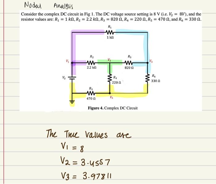 Solved Consider the complex DC circuit in Fig 1. The DC | Chegg.com