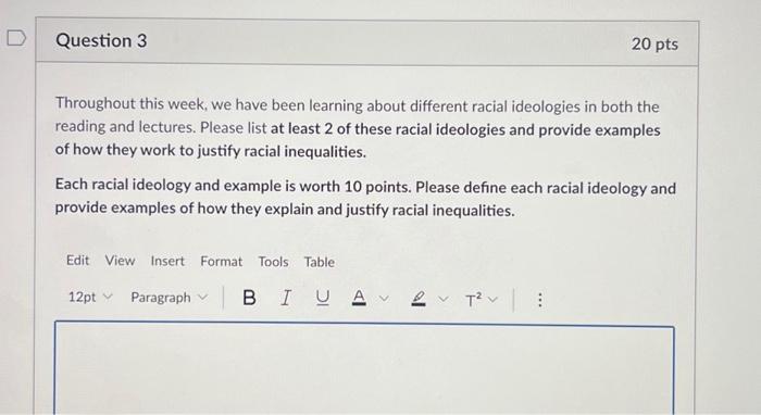 Throughout this week, we have been learning about | Chegg.com