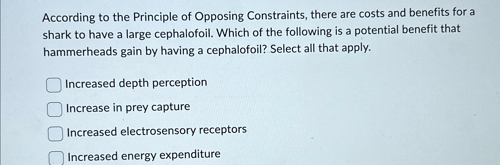 Solved According to the Principle of Opposing Constraints, | Chegg.com