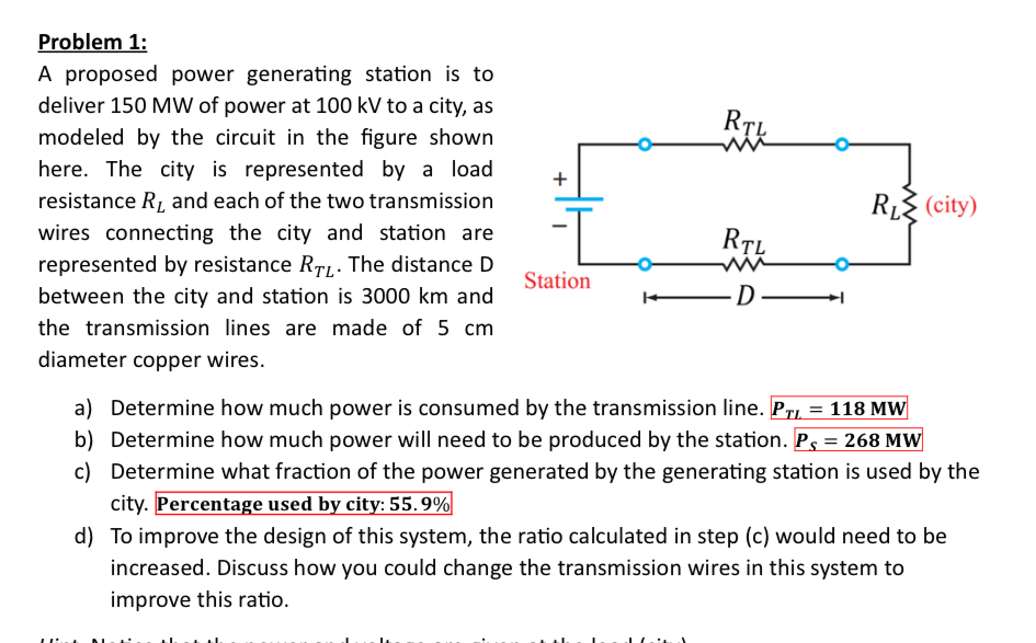 Problem 1:A proposed power generating station is to | Chegg.com
