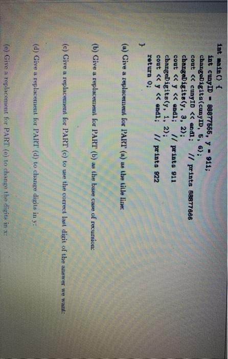 Solved Problem 5 (10 points) The recursive function | Chegg.com