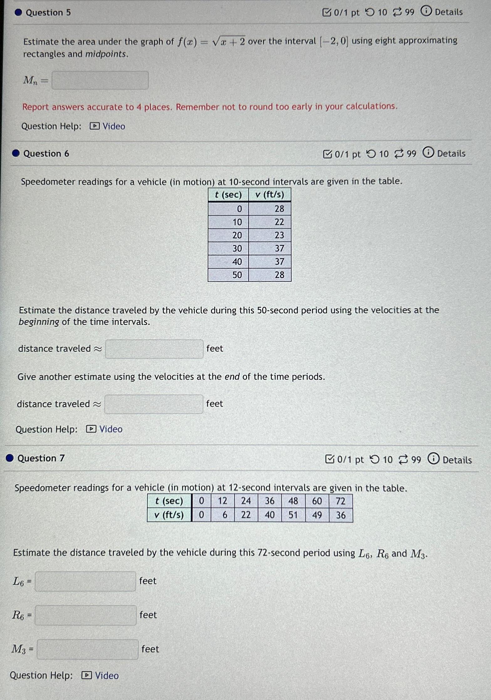 Solved Question 5Estimate the area under the graph of | Chegg.com