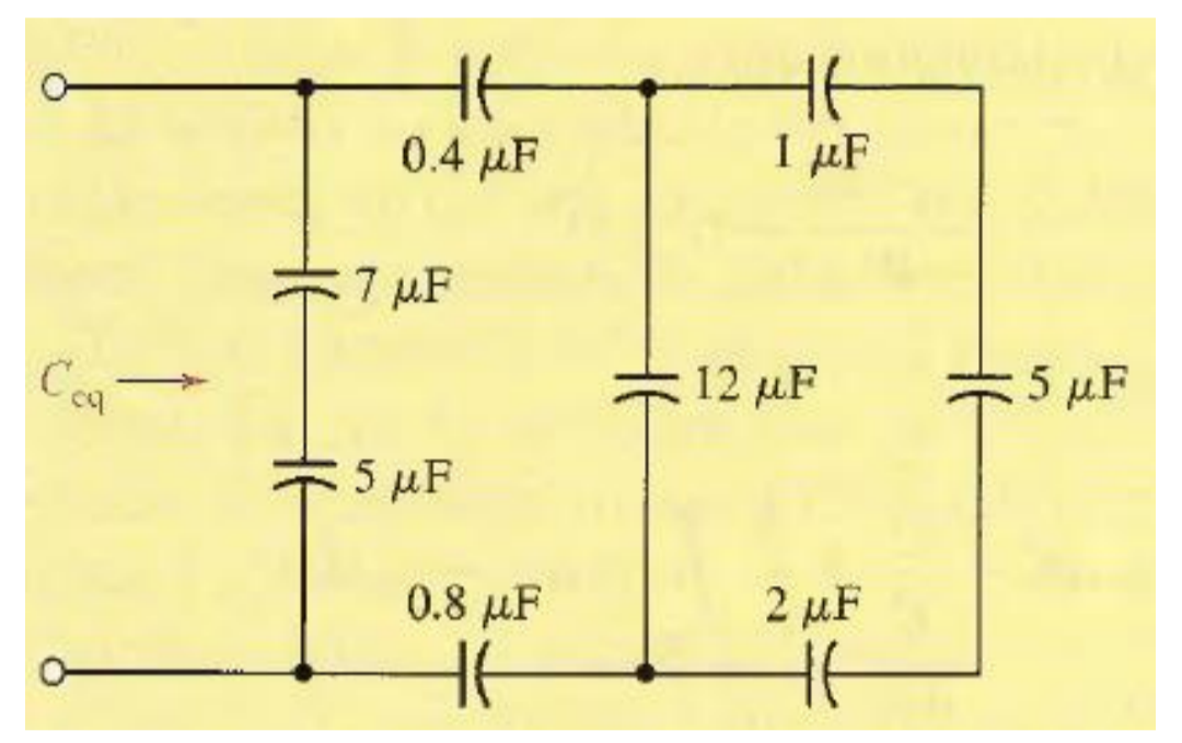 Solved determine Ceq of the following circuit | Chegg.com Solved determine Ceq of the following circuit | Chegg.com