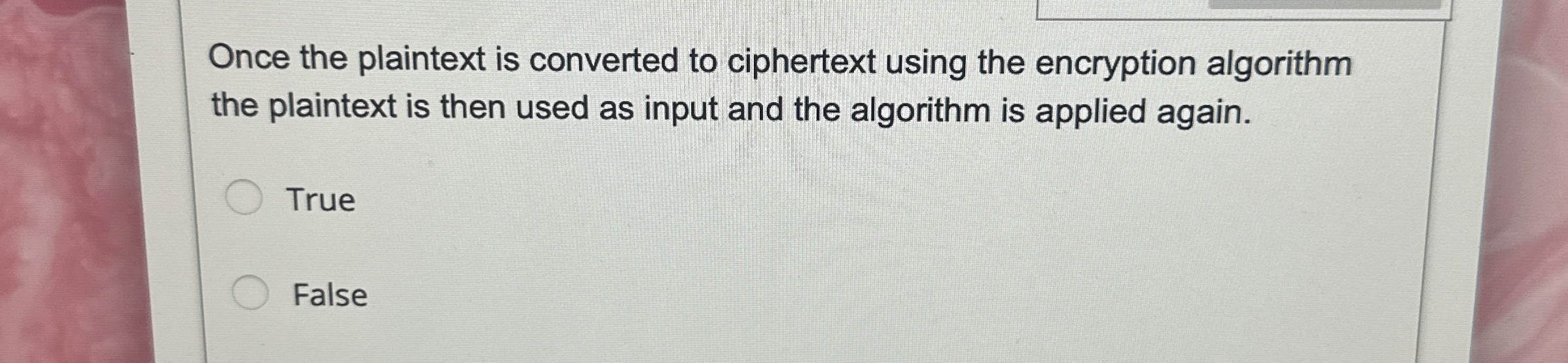 Solved Once the plaintext is converted to ciphertext using | Chegg.com Solved Once the plaintext is converted to ciphertext using | Chegg.com