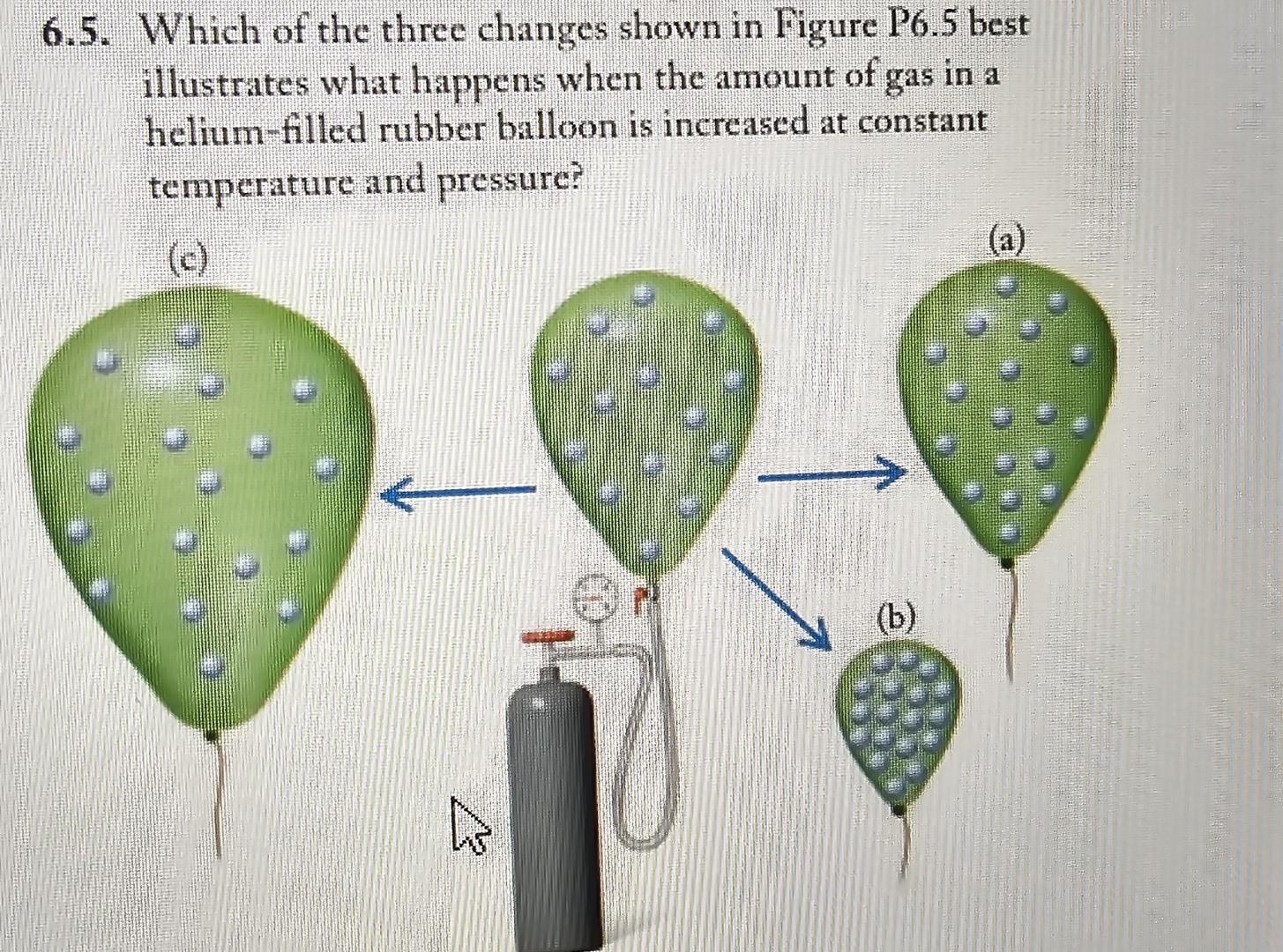 Solved 6.5. ﻿Which of the three changes shown in Figure P6.5 | Chegg.com