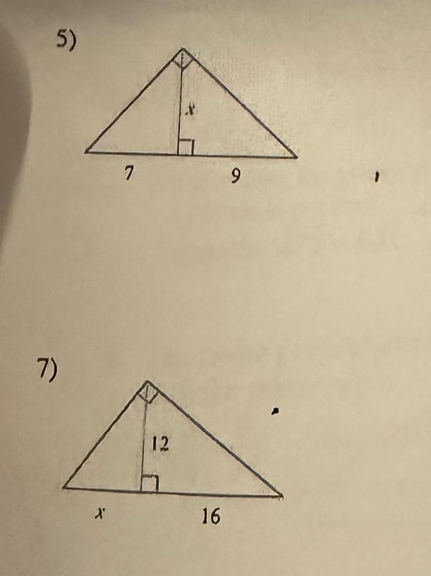 Solved Find missing length, wants set up as a proportion | Chegg.com