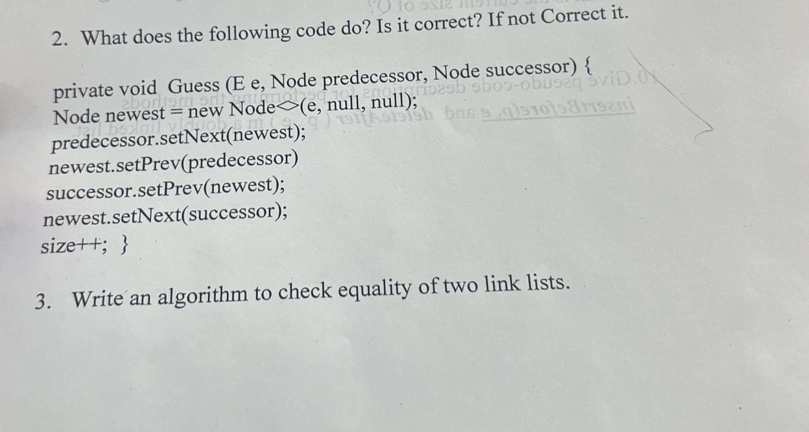 Solved What does the following code do? ﻿Is it correct? If | Chegg.com